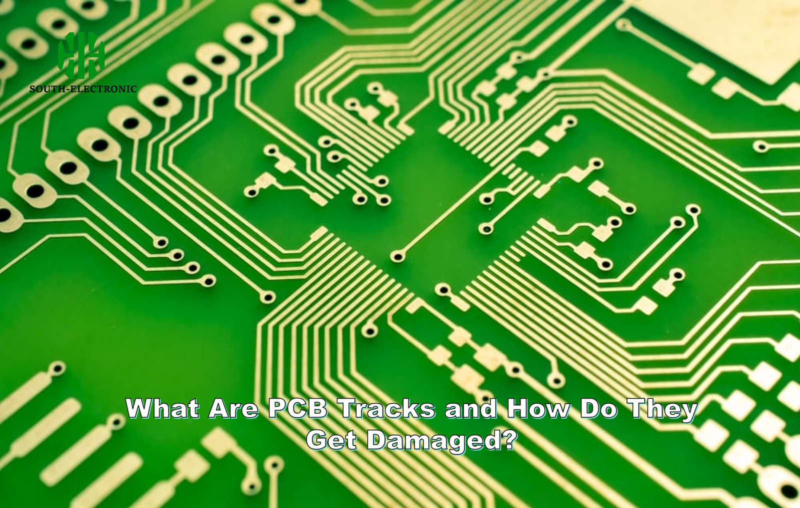 Is it possible to repair damaged PCB tracks by hand?