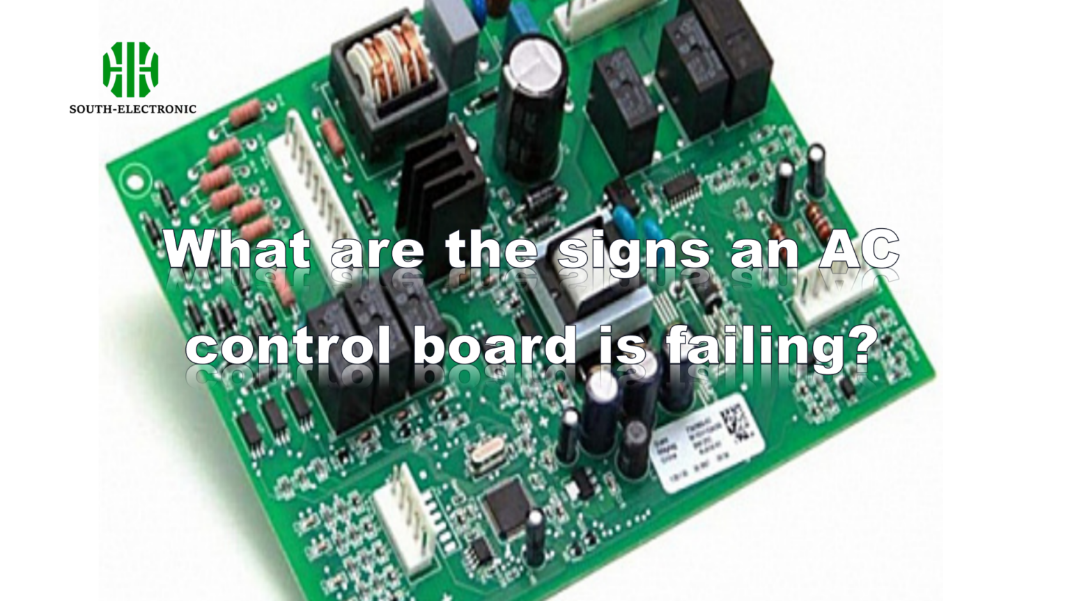 What are the signs an AC control board is failing?